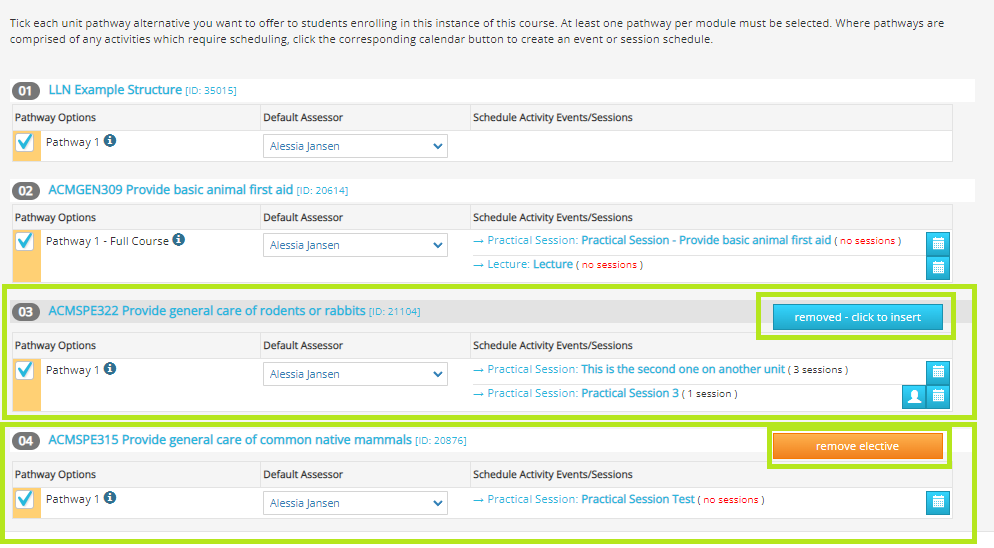 Timetable Setup - Add Details on Page 2 – Vasto Software