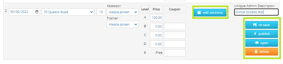 Clone a Timetable Item – Vasto Software