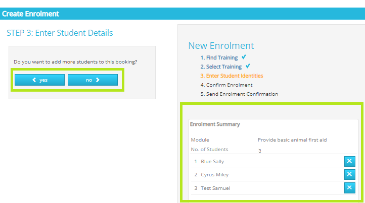 Admin Enrolment - Bulk Enrolment – Vasto Software