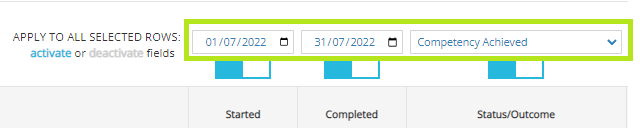 Progress Tracker - Unit Outcome Editor – Vasto Software