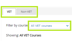 View Collated Student AQTF Survey Data – Vasto Software